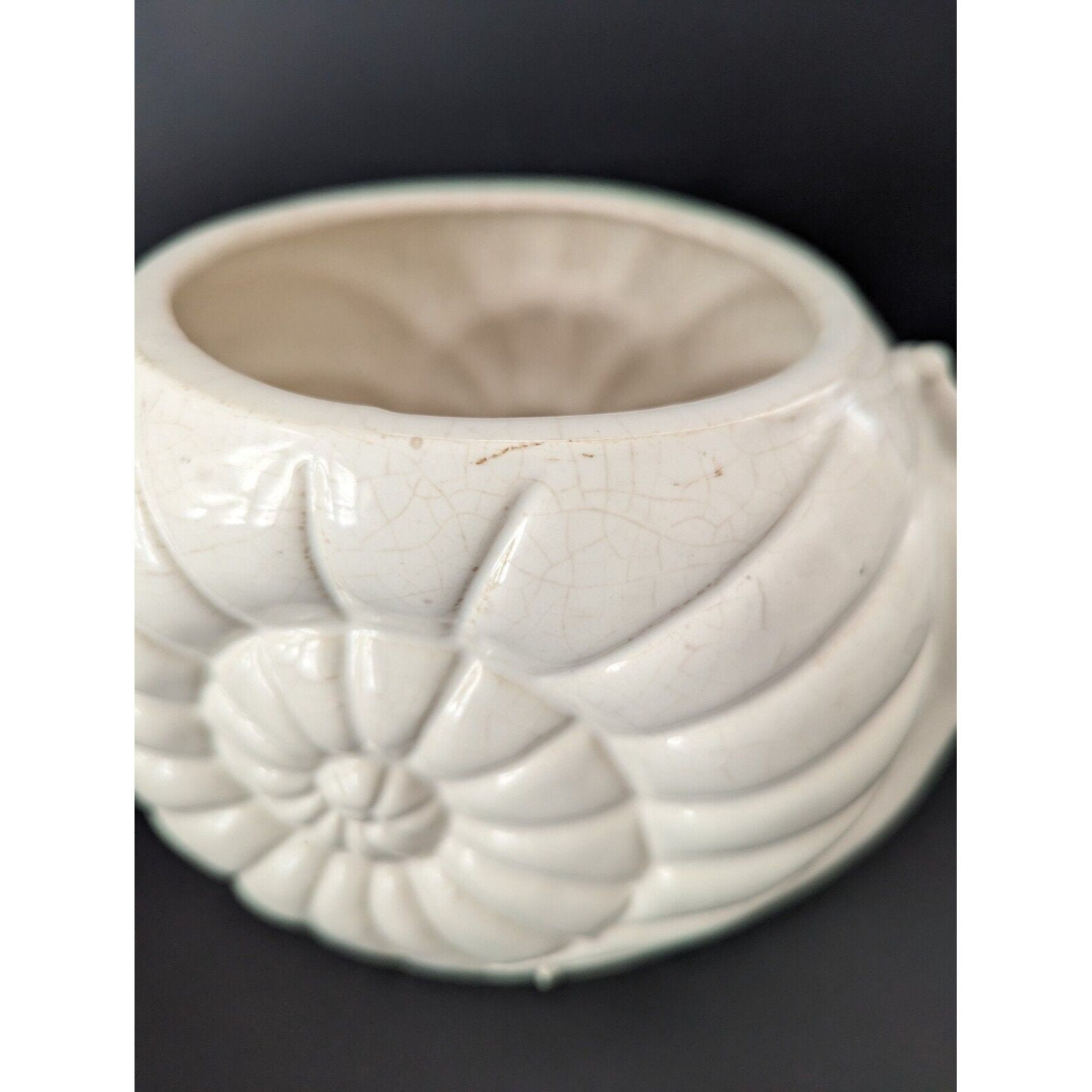 Vintage White Ceramic Snail Planter Made in Japan 4 Opening 5 High - Etsy