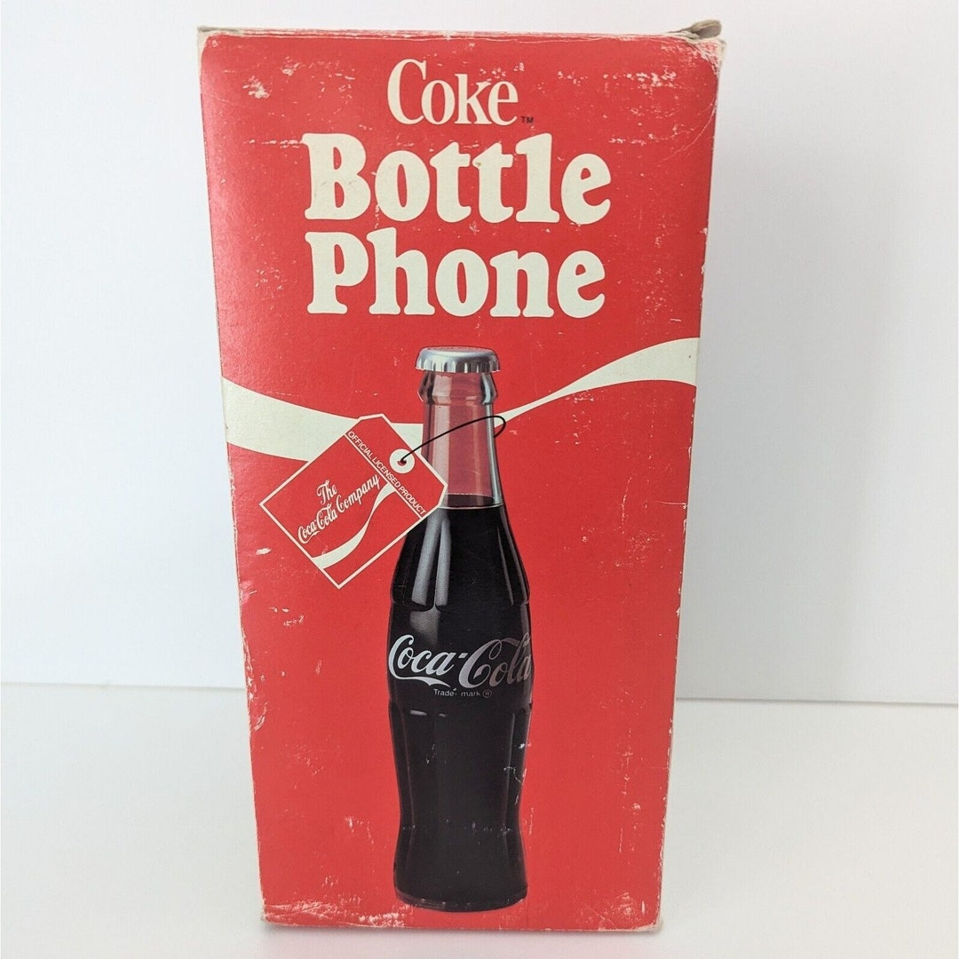 VTG 1983 Coca-cola Bottle Landline Phone Coke Telephone in Orig Box ...