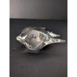 Handmade Clear Art Glass Angel Fish Figurine Polished Base - Etsy