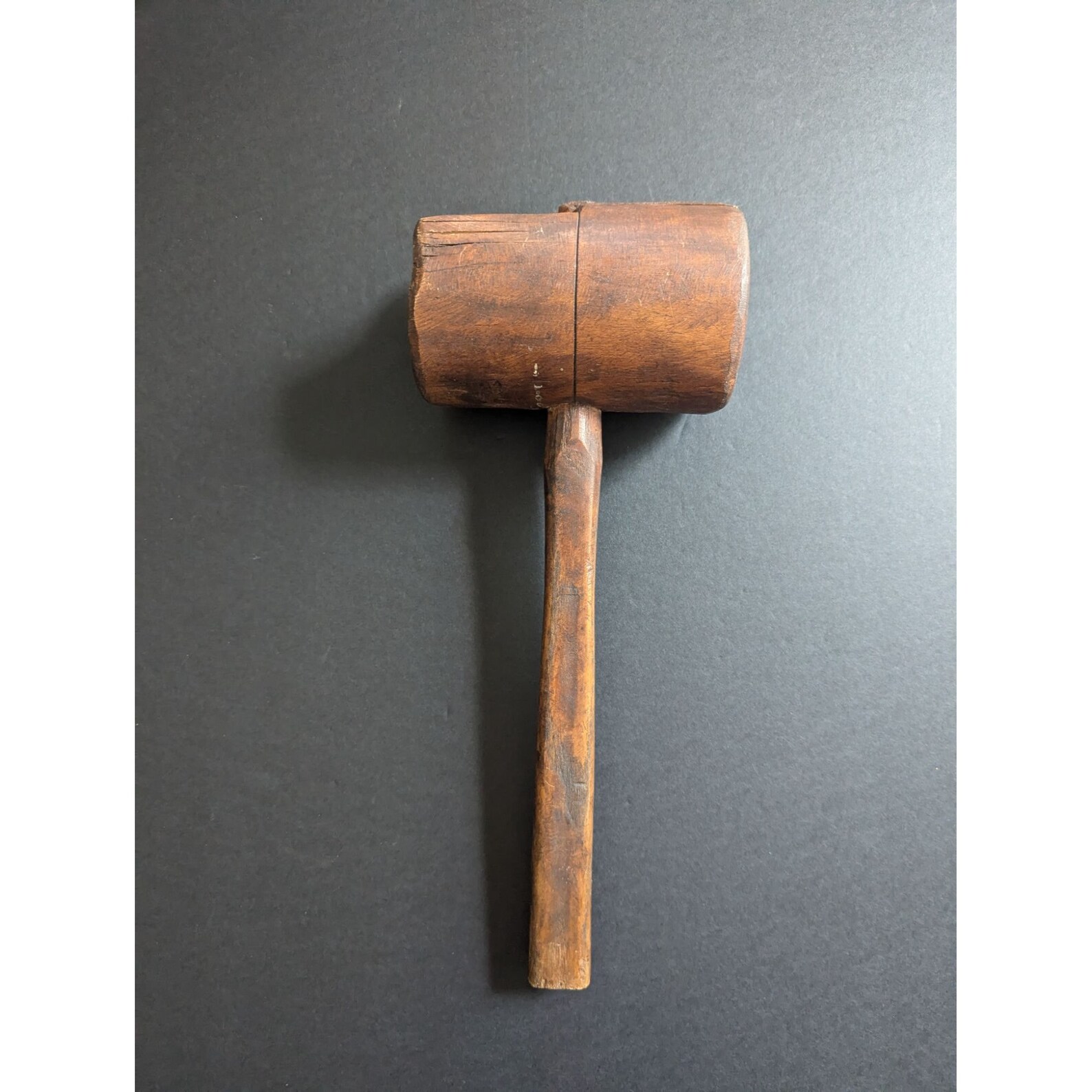 Vintage Primitive Handmade Wooden Mallet Hand Tool 13" Long - Etsy