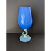 Empoli Stelvia Romantica Blue Opaline Glass Vase With Twisted Hook Stem ...