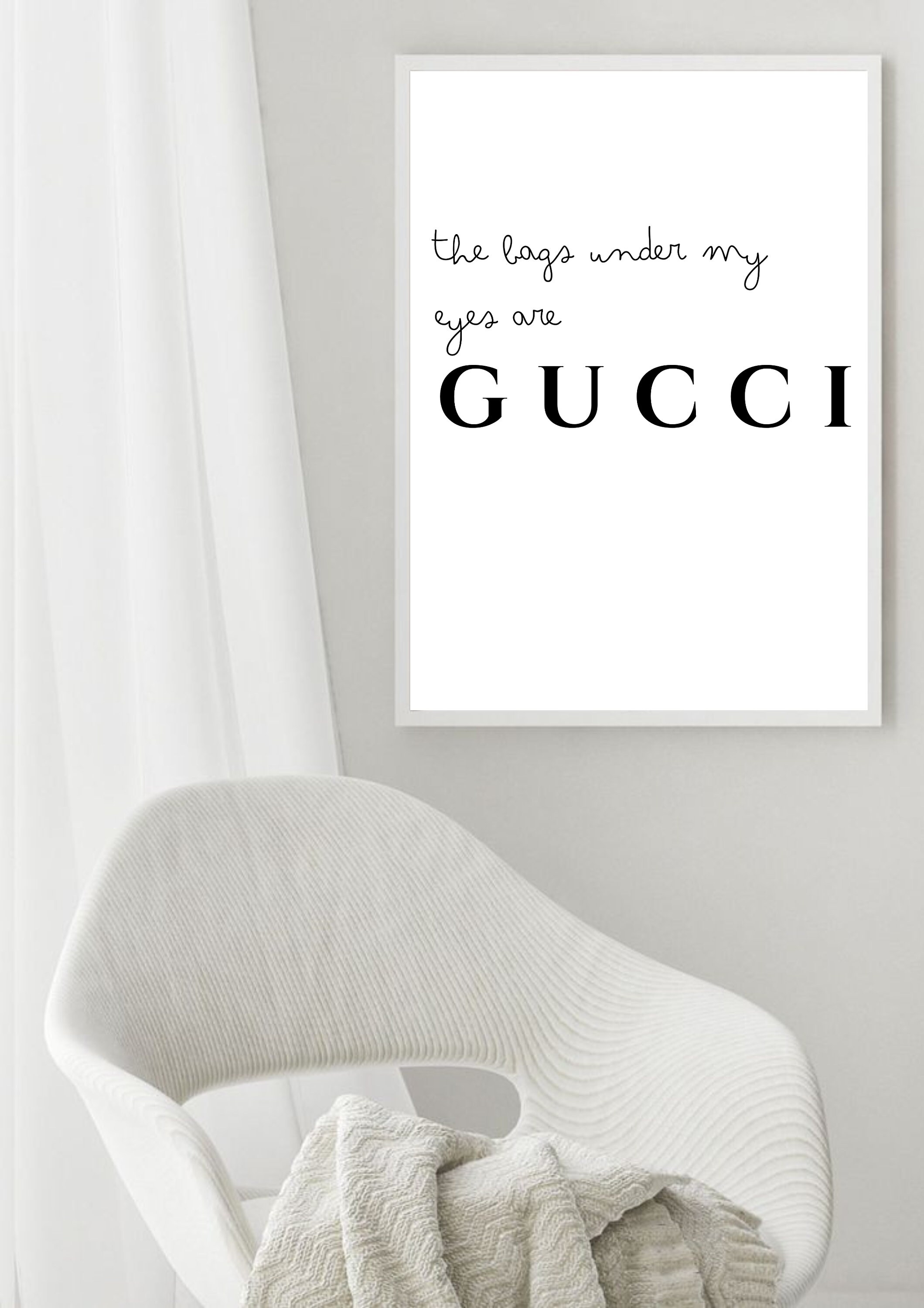 Gucci PRINTABLE Artwork, Minimalistic Poster, Downloadable Prints ...