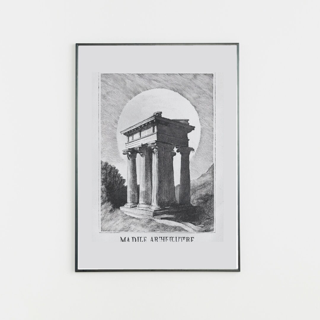 Ancient Greece Architecture PRINTABLE Artwork, Downloadable Prints ...