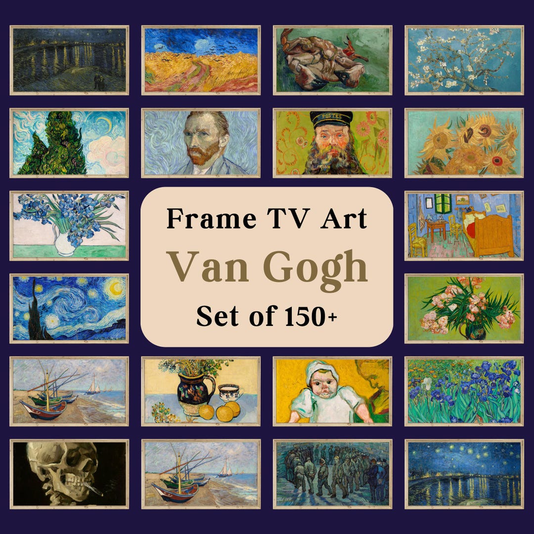 Vincent Van Gogh Art for Samsung Frame TV, Set of 150 Digital Download ...