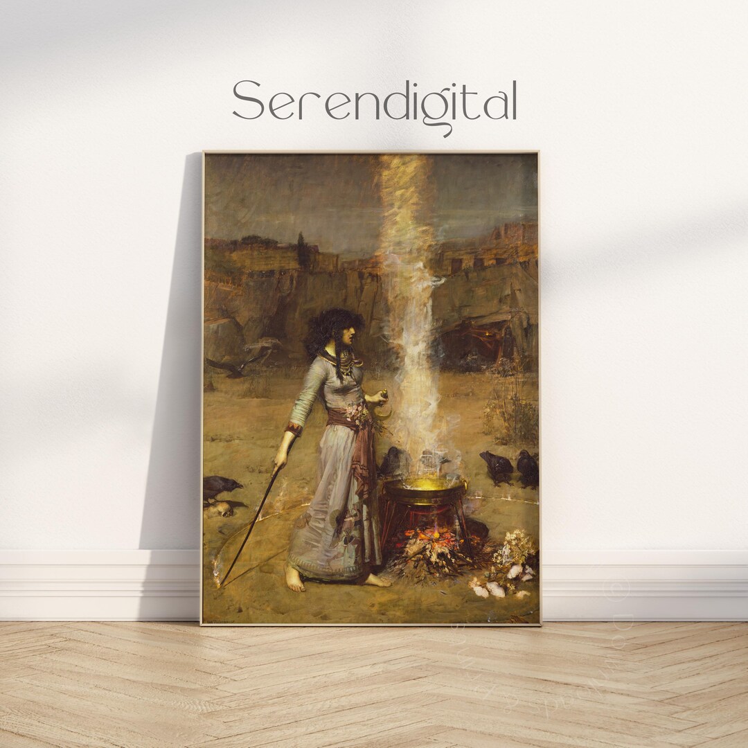 PHYSICAL: Magic Circle by John William Waterhouse, Dark Academia ...