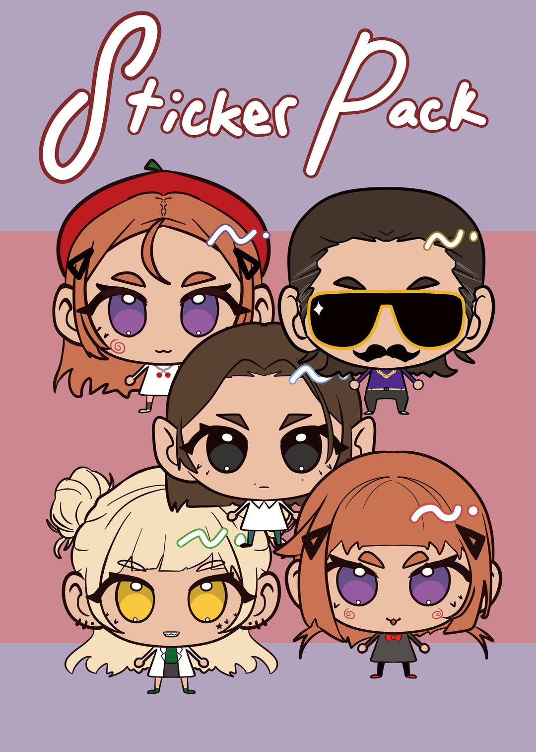 2" Cherri Fam Sticker Pack - Etsy