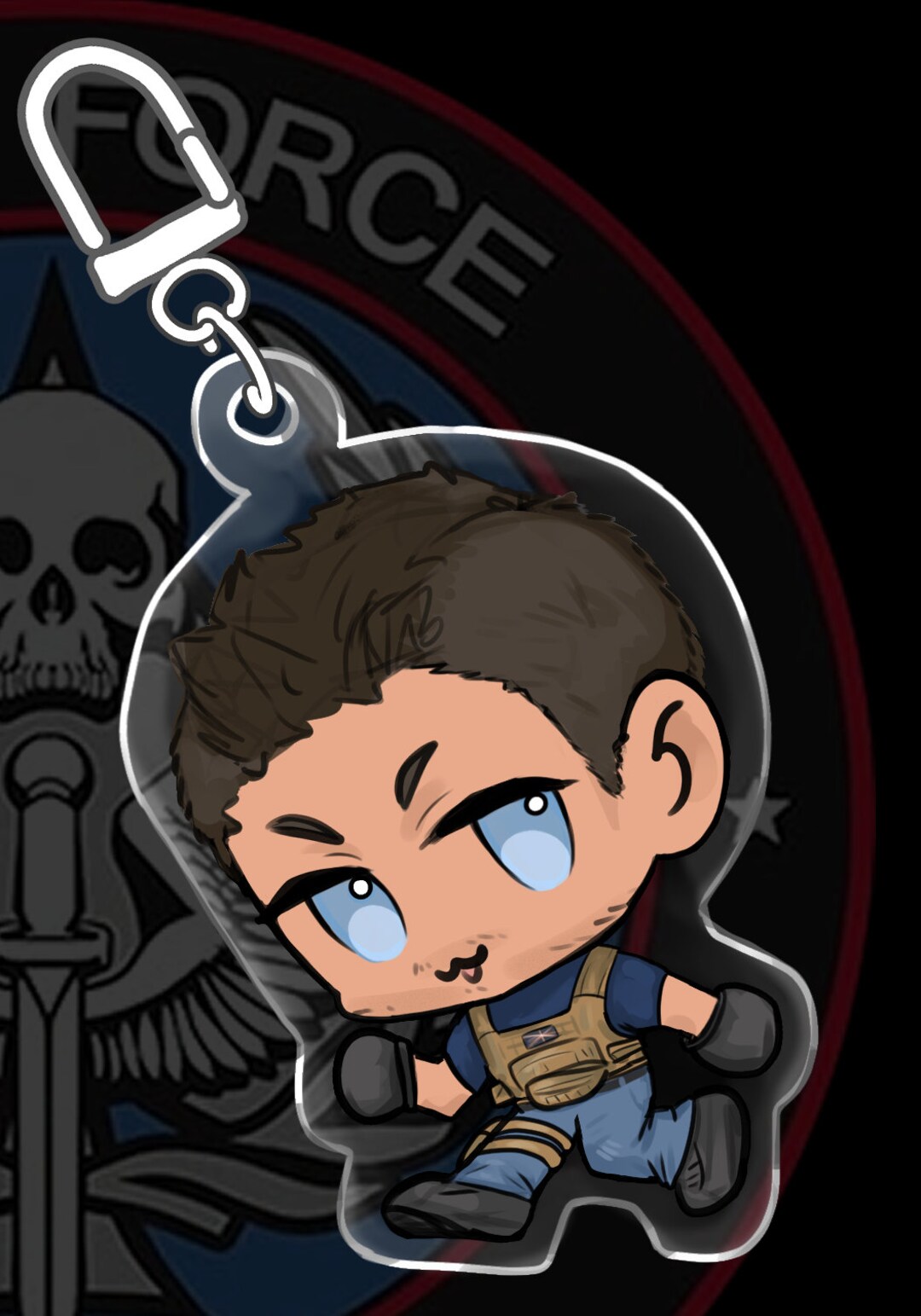 Chibi Johnny soap Mactavish Acrylic Charm - Etsy