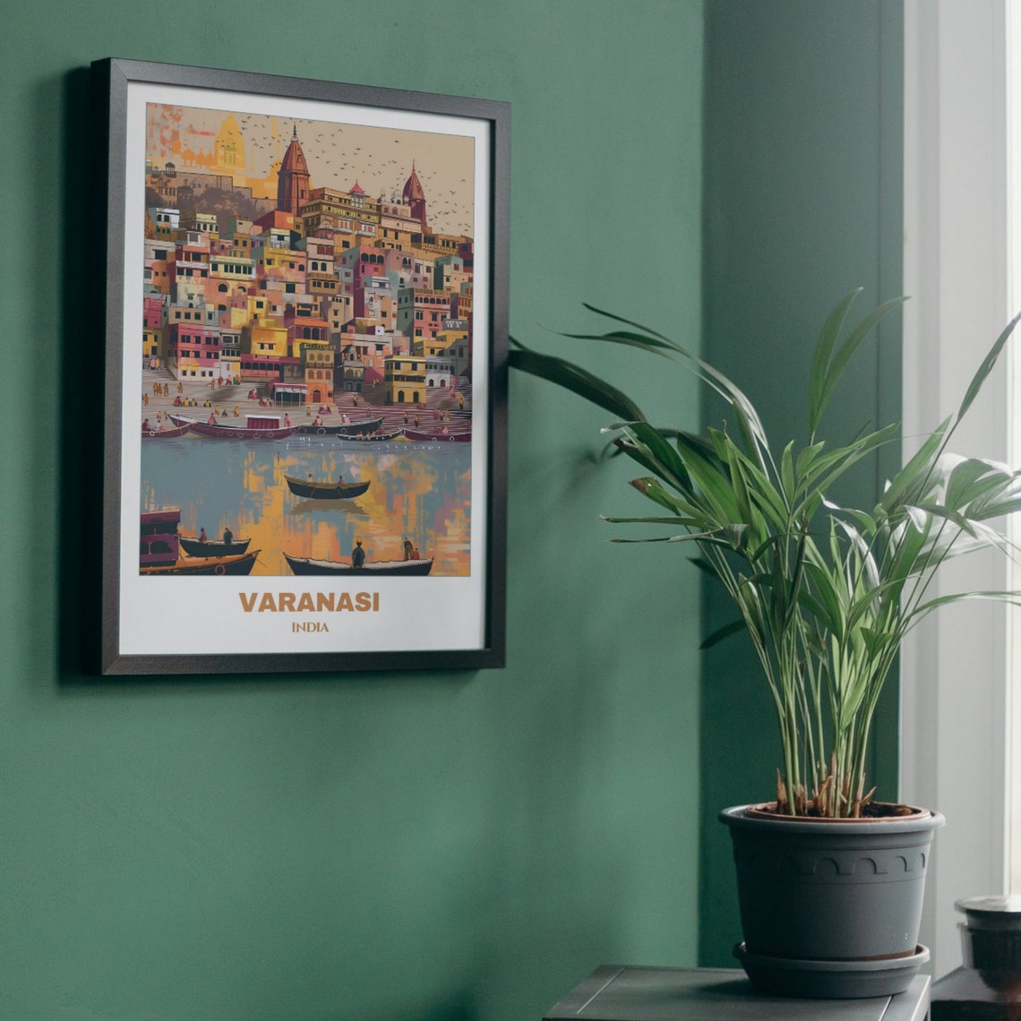 Varanasi Travel Printable Poster - India Travel Poster -varanasi ...