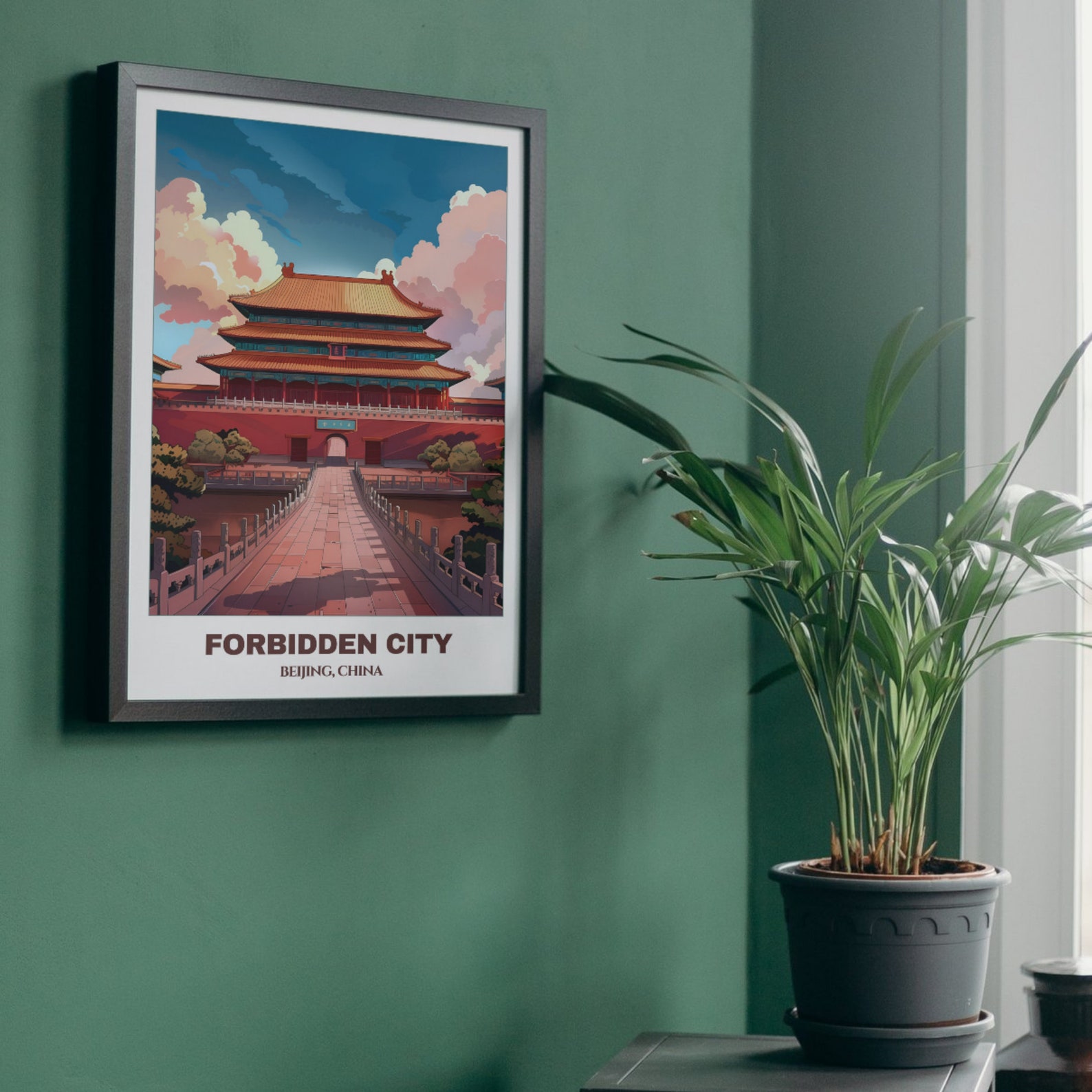 Forbidden City Travel Printable Poster - China Travel Poster -forbidden ...
