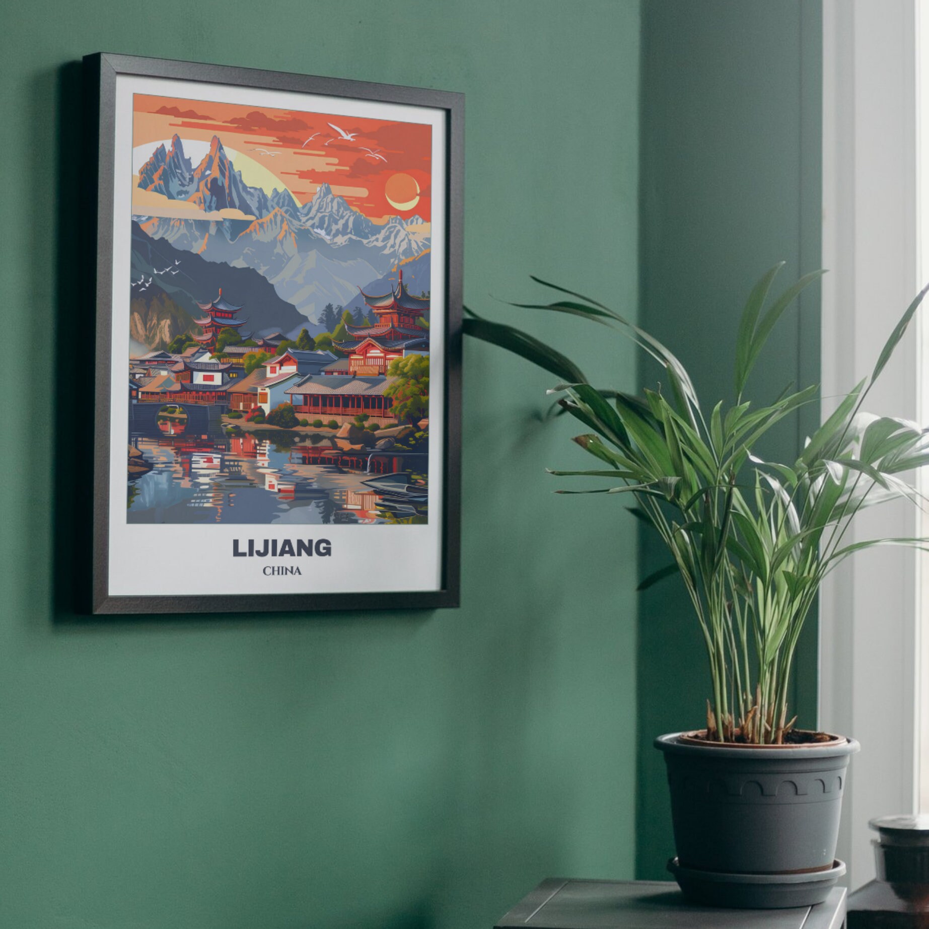 Lijiang Printable Travel Poster - China Travel Poster - Insta Download ...