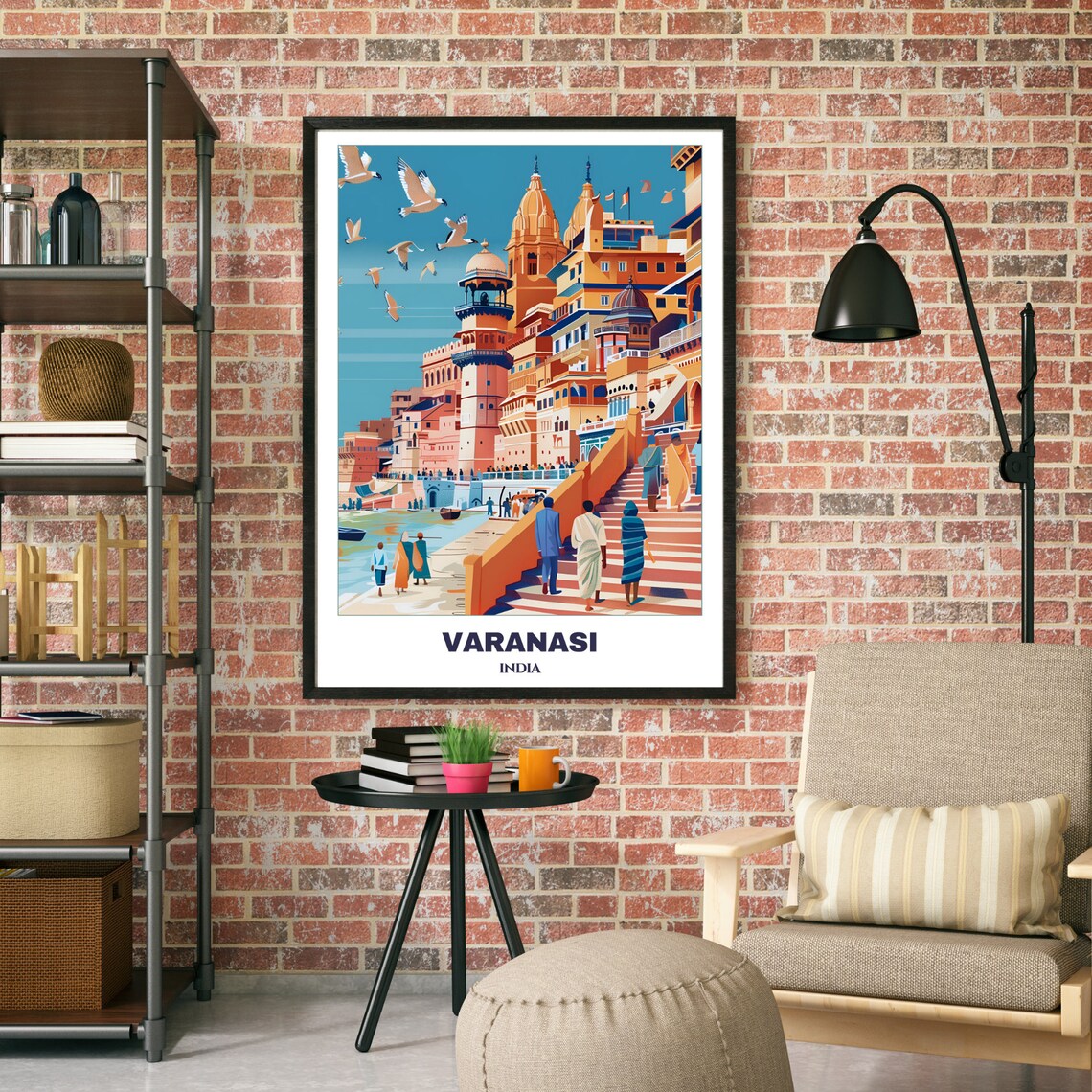Varanasi Travel Printable Poster - India Travel Poster -varanasi ...