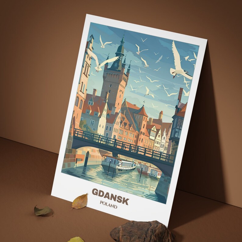Gdansk Printable Travel Poster - Poland Travel Poster - Insta Download ...