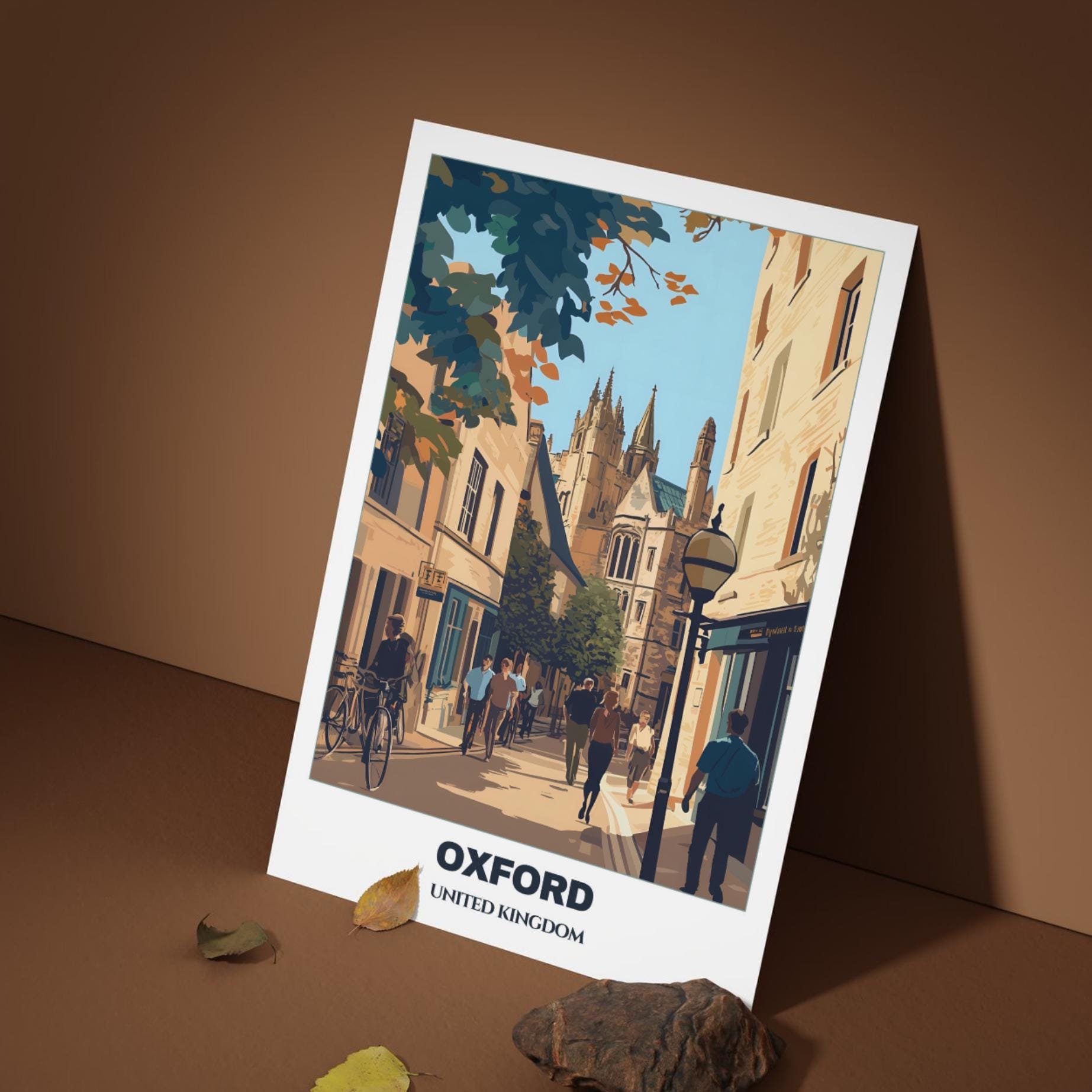 Oxford Travel Printable Poster - United Kingdom Travel Poster ...