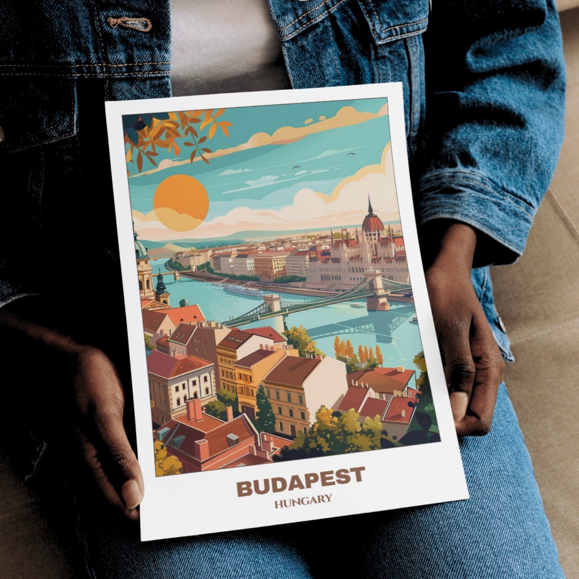 Budapest Travel Printable Poster - Hungary Travel Poster -citycape ...