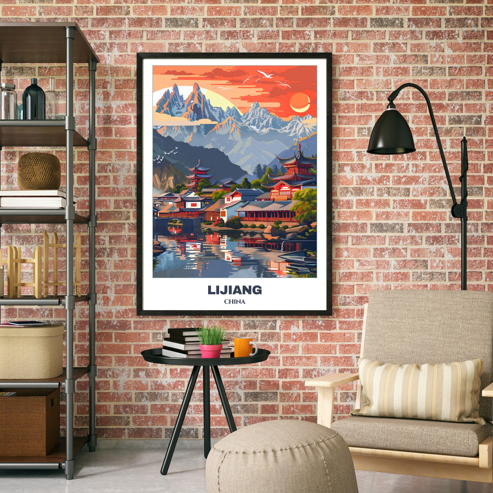 Lijiang Printable Travel Poster China Travel Poster Insta Download ...