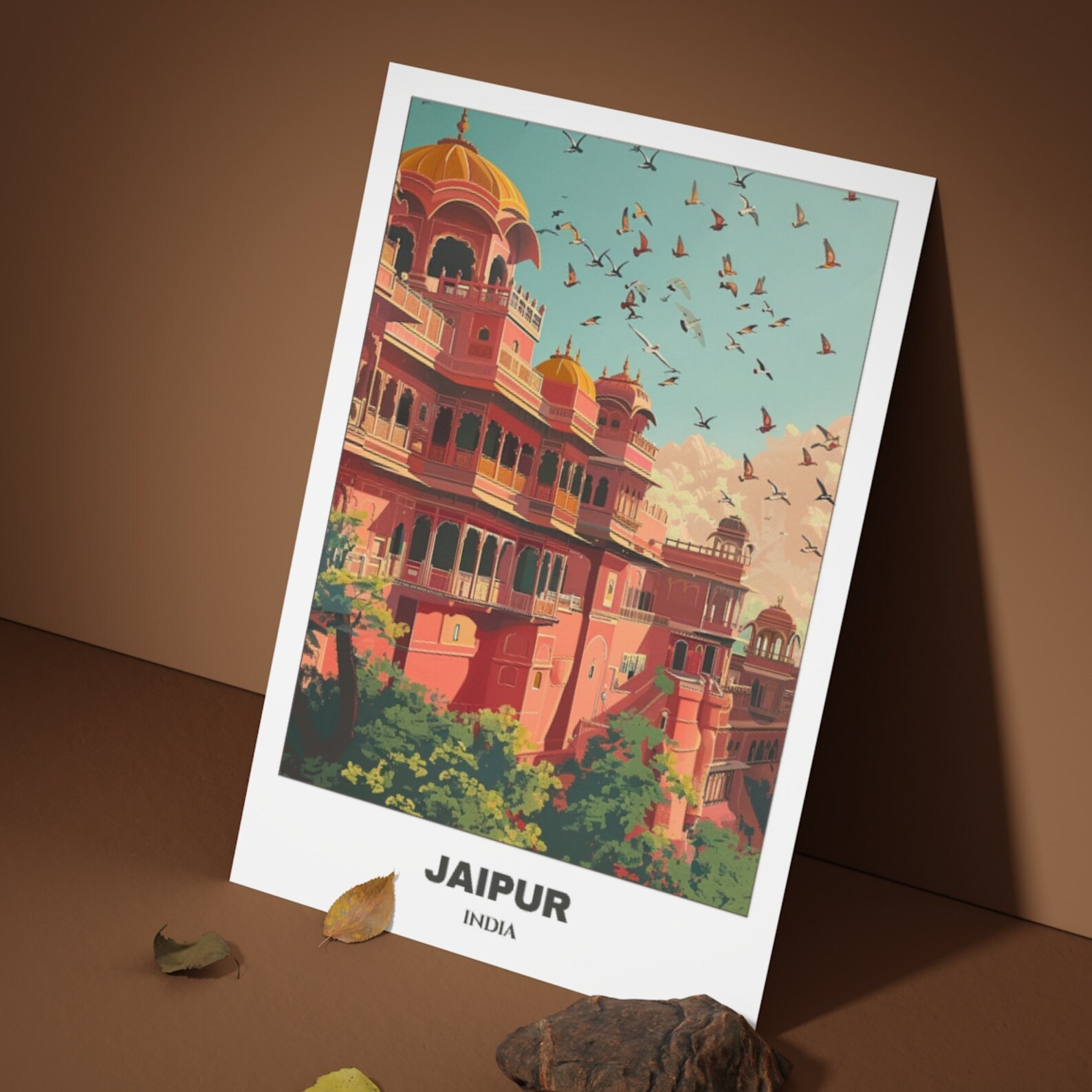 Jaipur Travel Printable Poster - India Travel Poster -cityscape ...