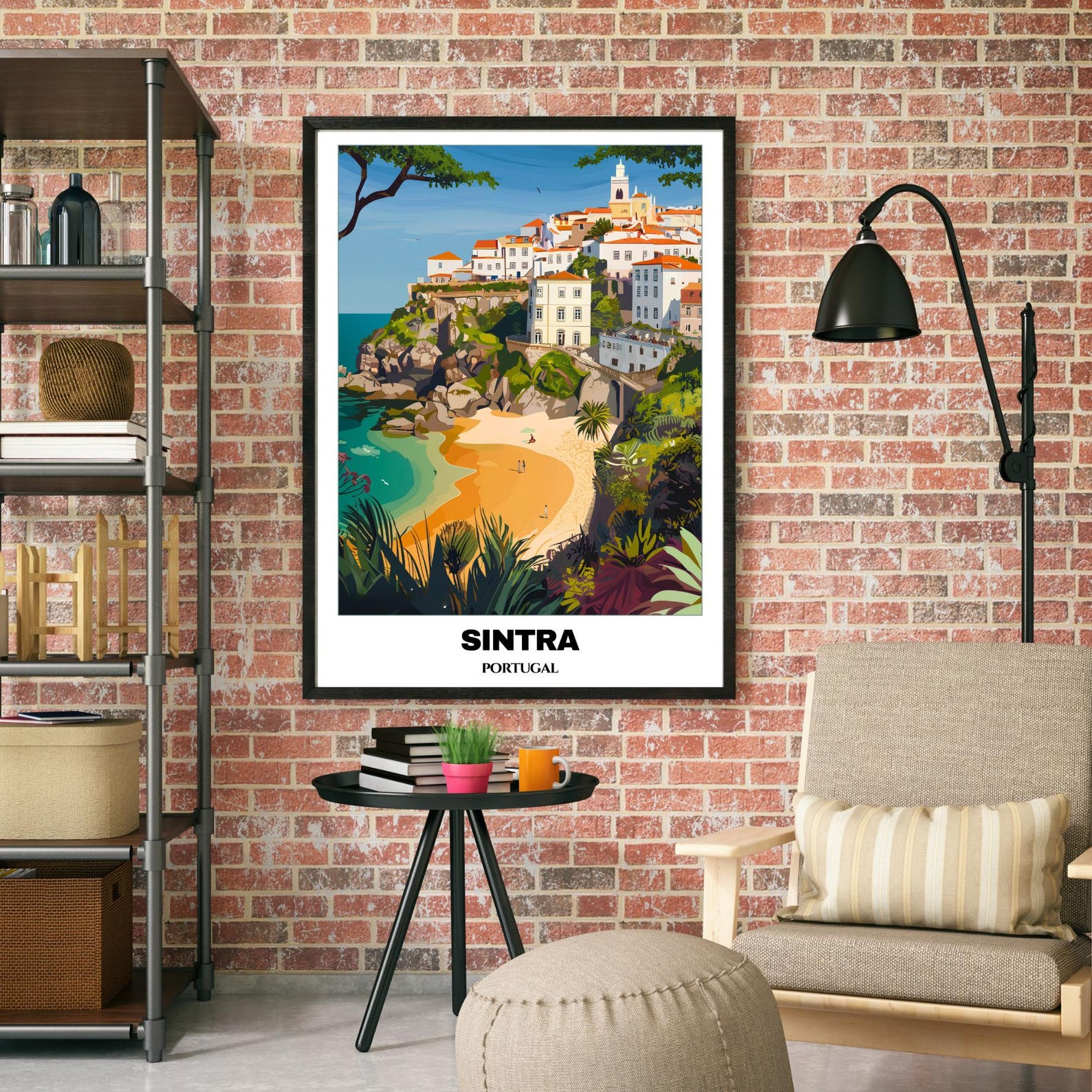 Sintra Travel Printable Poster - Portugal Travel Poster - Cityscape ...