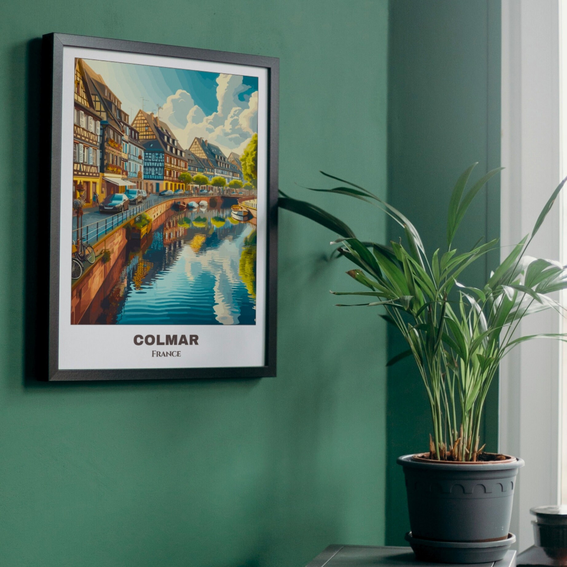 COLMAR Travel Printable Poster -france Travel Poster -colmar Painting ...