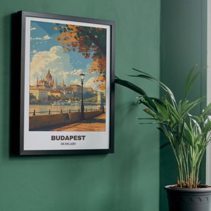 Budapest Travel Printable Poster - Hungary Travel Poster -citycape ...