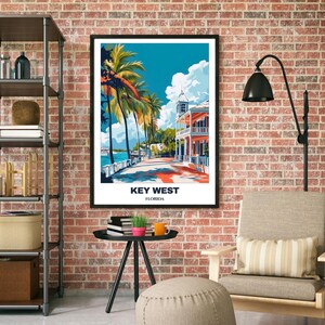 Key West Printable Travel Poster - Florida Travel Poster - Digital ...