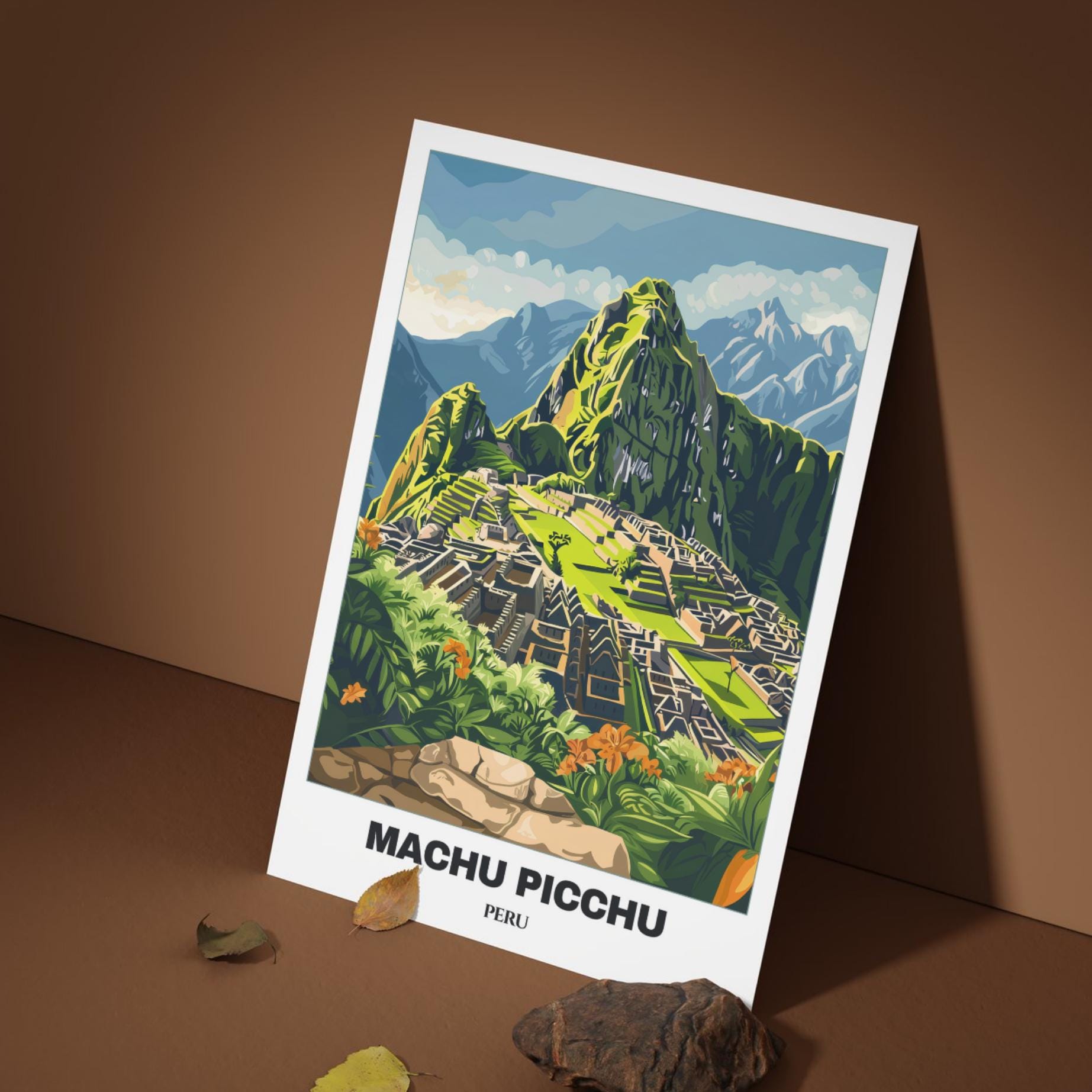 Machu Picchu Travel Printable Poster - Peru Travel Poster -citycape ...