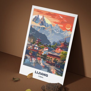 Lijiang Printable Travel Poster - China Travel Poster - Insta Download ...