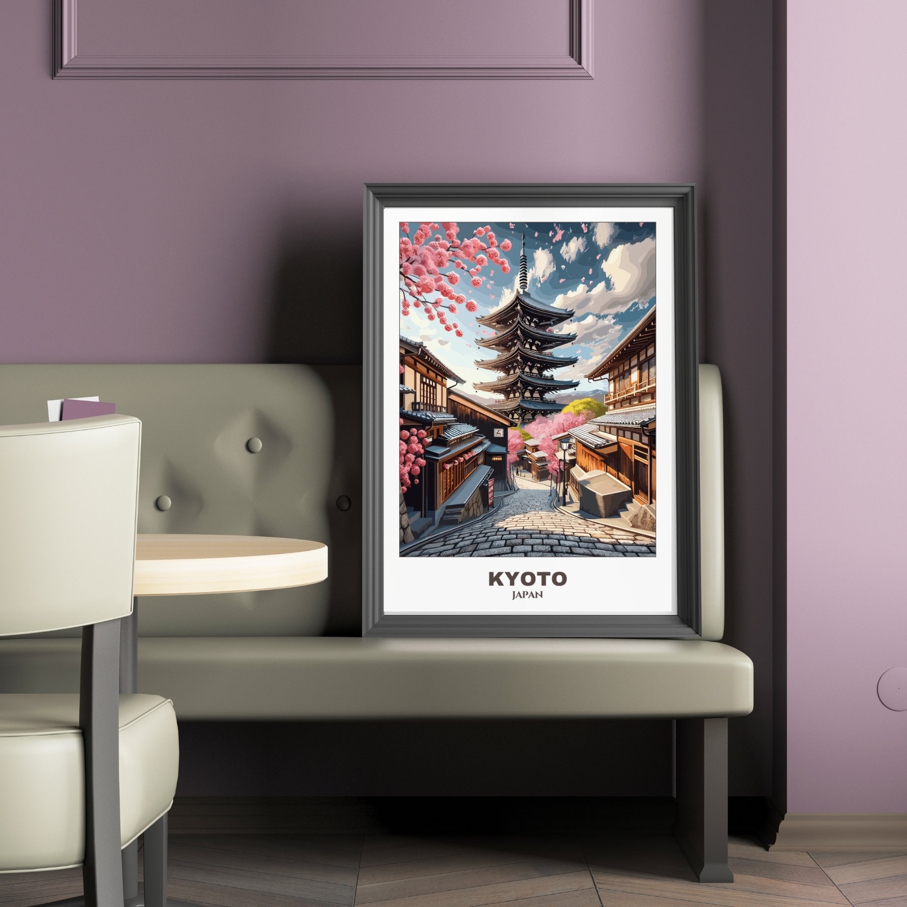 Kyoto Travel Printable Poster Japantravel Poster cityscape Painting ...