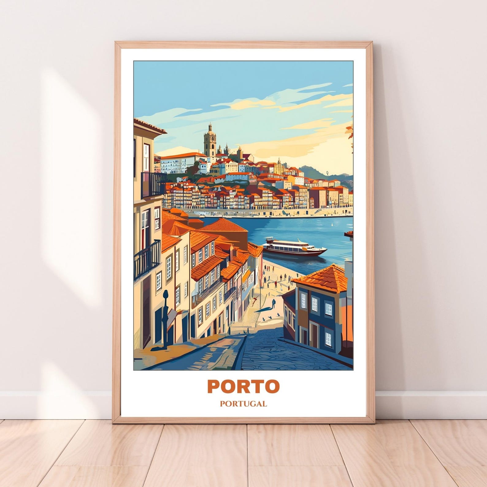 Porto Travel Printable Poster - Portugal Travel Poster - Citycape ...