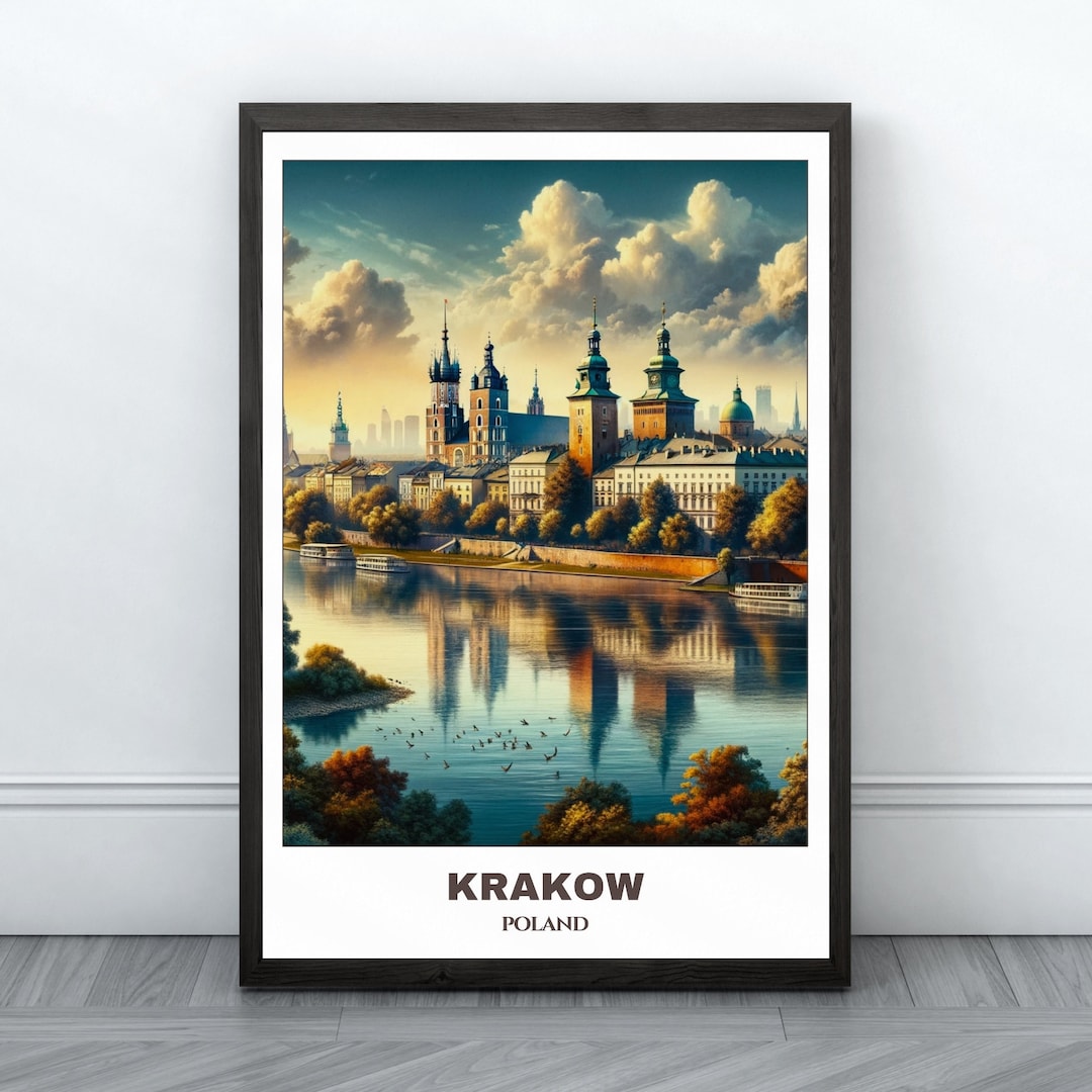 KRAKOW Travel Printable Poster - Poland -travel Poster - Krakow ...