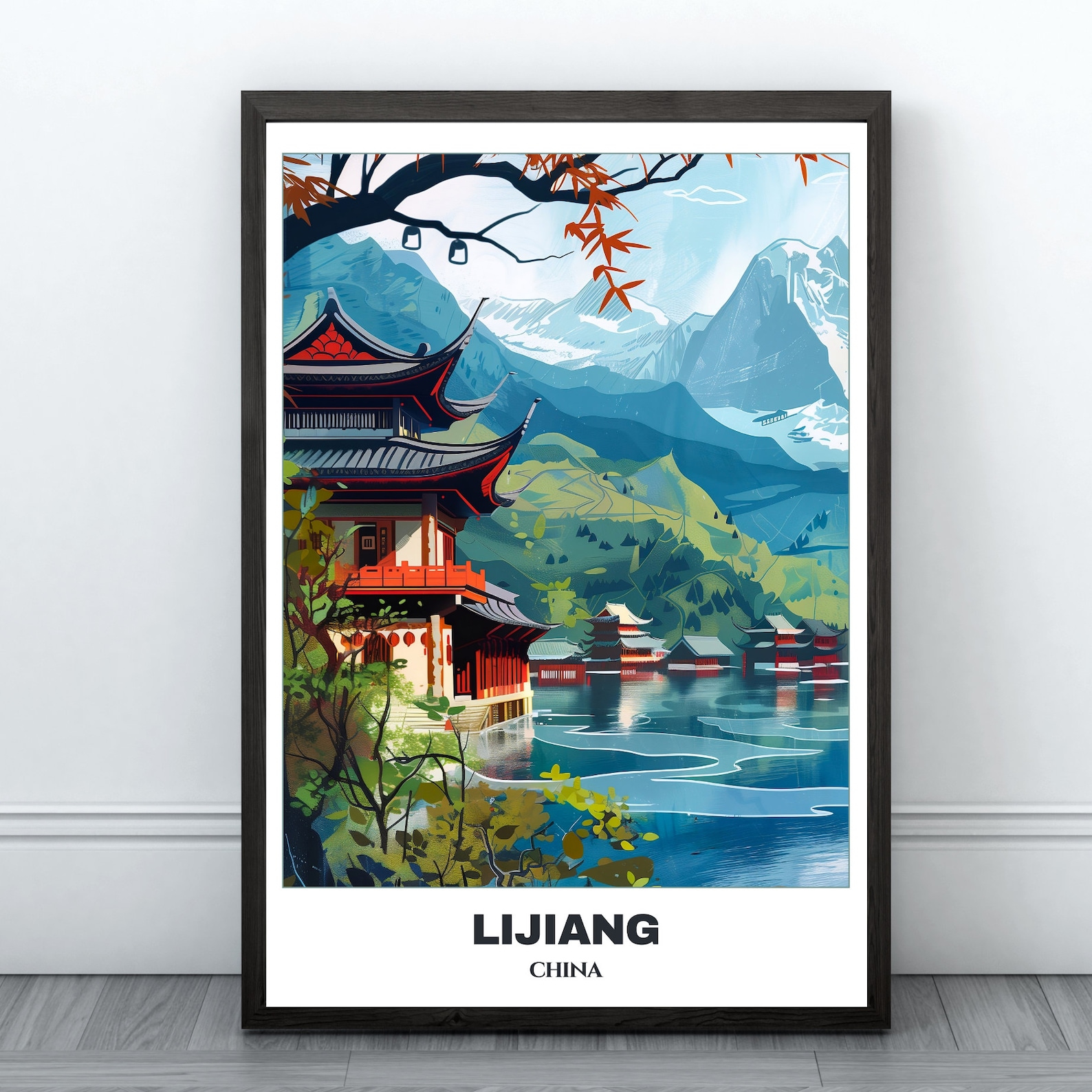 Lijiang Printable Travel Poster - China Travel Poster - Insta Download ...