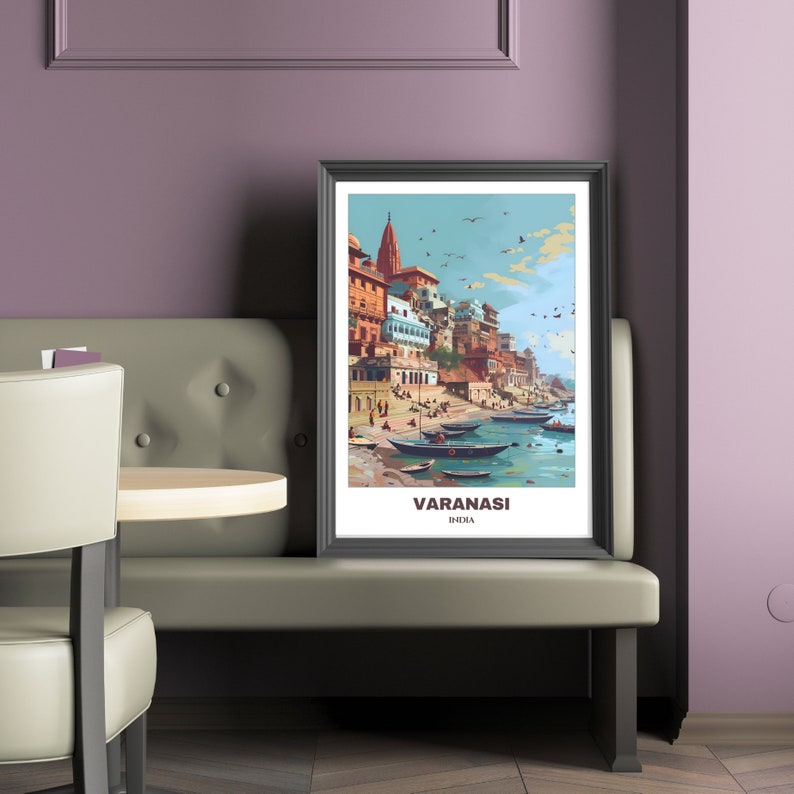 Varanasi Travel Printable Poster - India Travel Poster -varanasi ...