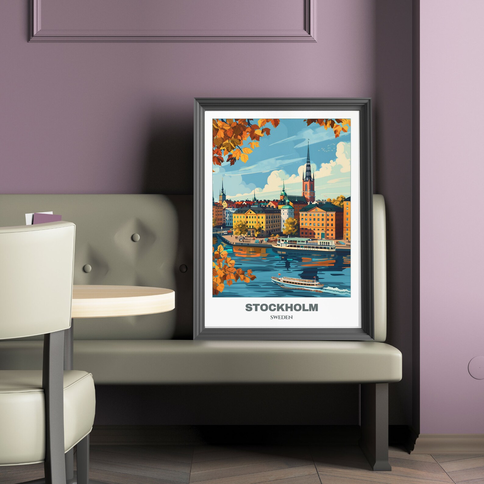 Stockholm Travel Printable Poster -sweden Travel Poster -citycape ...