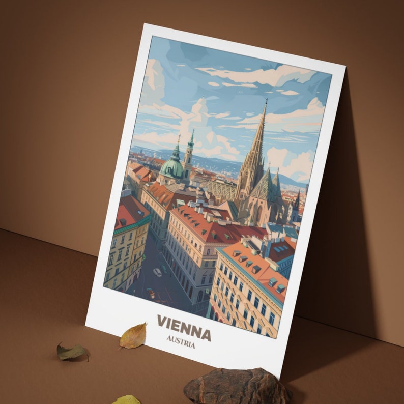 Viennatravel Printable Poster - Austria Travel Poster - Citycape ...