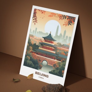 Beijing Travel Printable Poster - China Travel Poster - Beijing ...