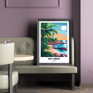 Key West Printable Travel Poster - Florida Travel Poster - Digital ...
