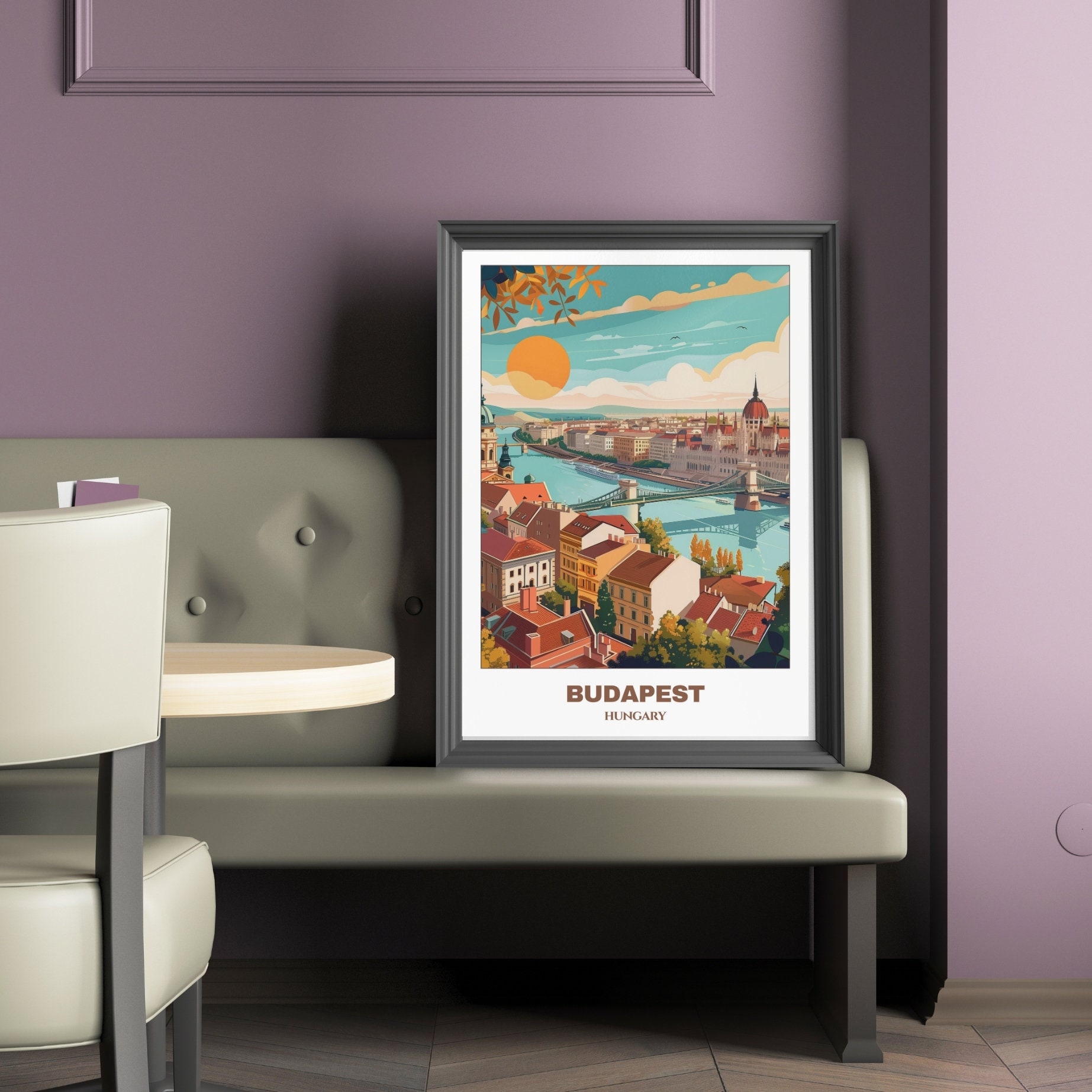 Budapest Travel Printable Poster - Hungary Travel Poster -citycape ...