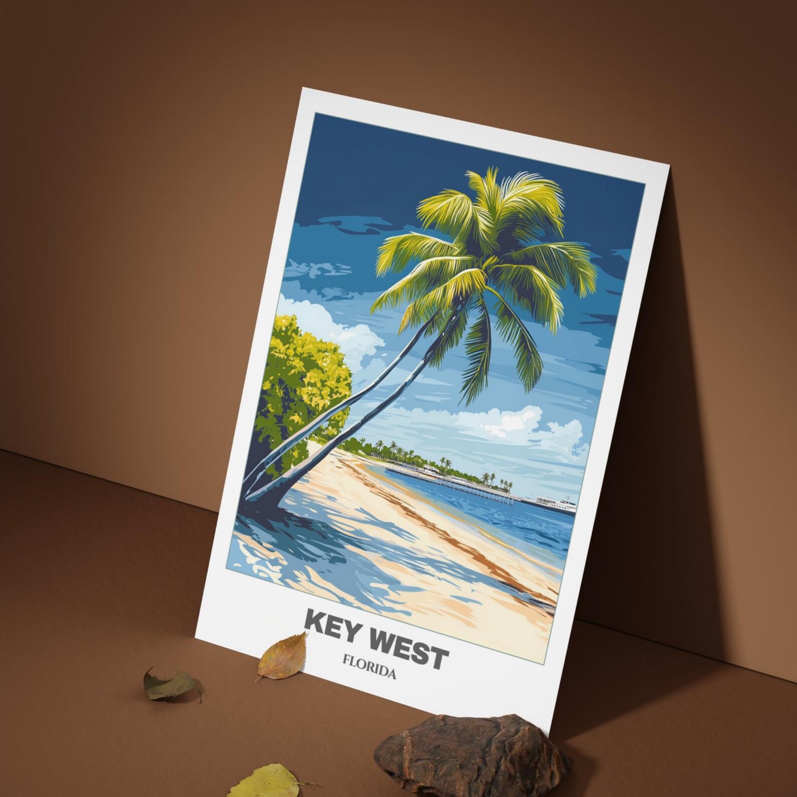 Key West Printable Travel Poster - Florida Travel Poster - Digital ...