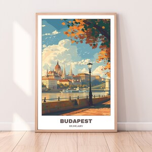 Budapest Travel Printable Poster - Hungary Travel Poster -citycape ...