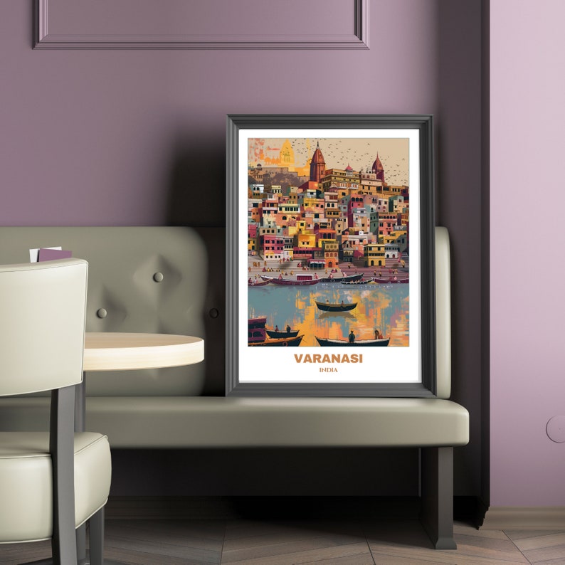 Varanasi Travel Printable Poster - India Travel Poster -varanasi ...