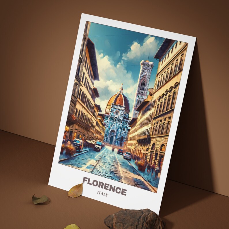 Florence Travel Printable Poster -italy Travel Poster -cityscape ...