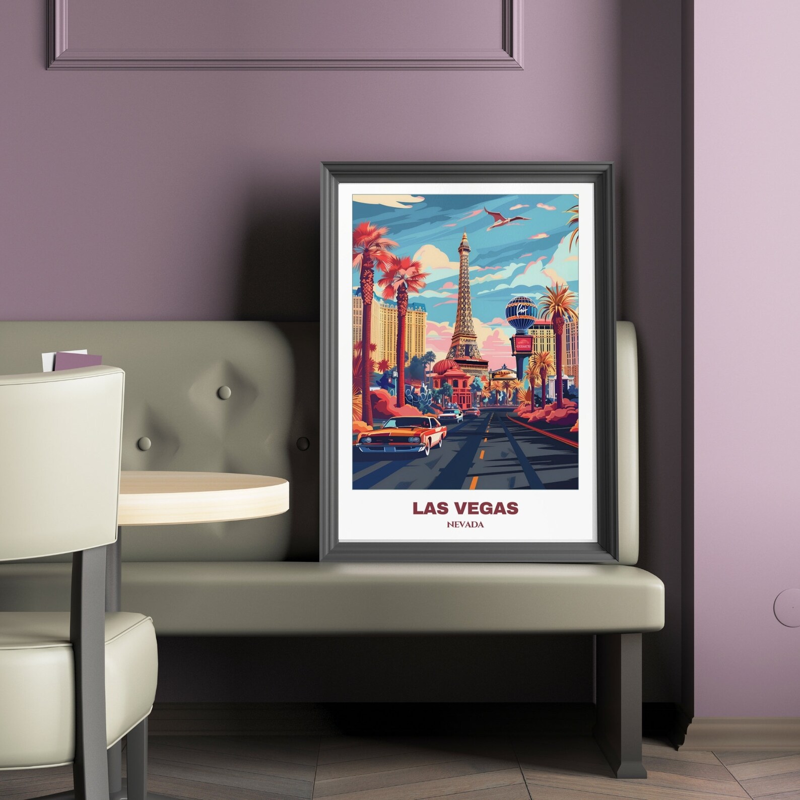 Las Vegas Travel Printable Poster - Nevada Travel Poster - Las Vegas ...