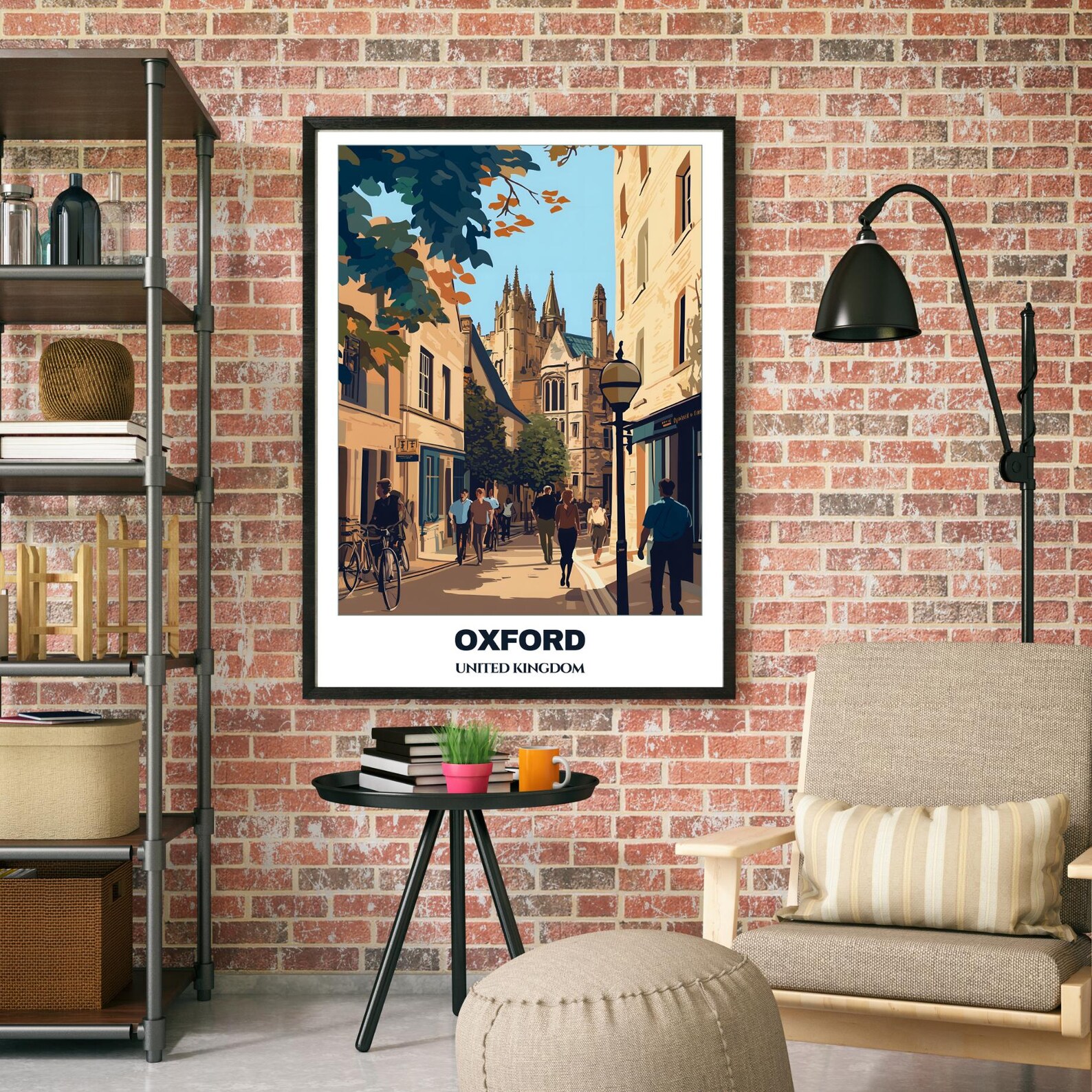 Oxford Travel Printable Poster - United Kingdom Travel Poster ...