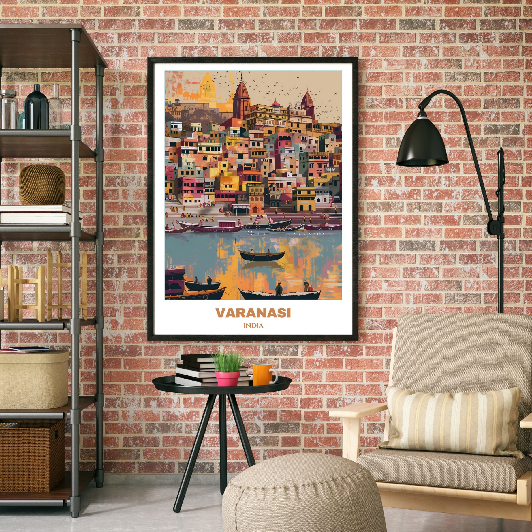 Varanasi Travel Printable Poster - India Travel Poster -varanasi ...