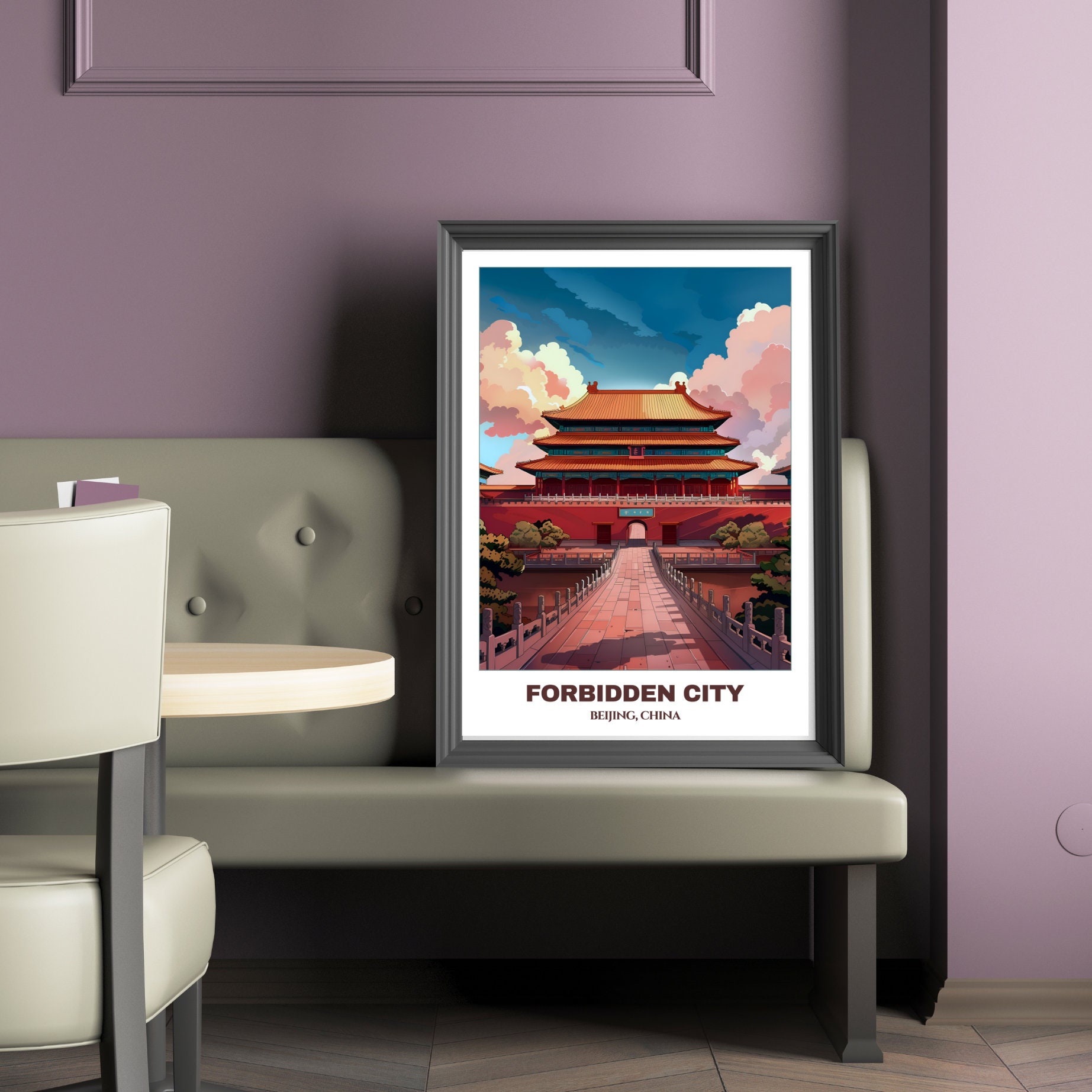 Forbidden City Travel Printable Poster - China Travel Poster -forbidden ...
