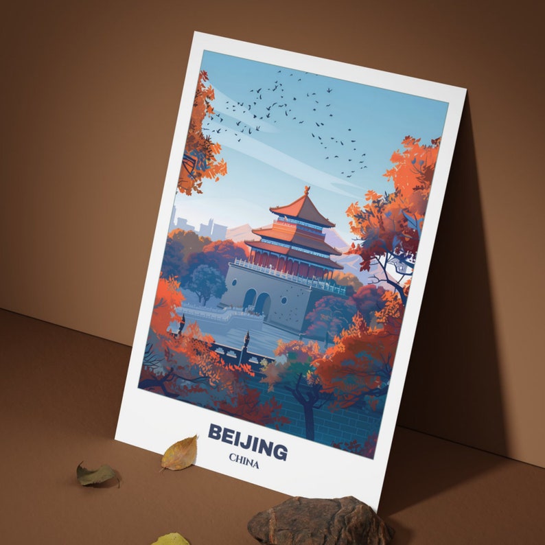 Beijing Travel Printable Poster - China Travel Poster - Beijing ...