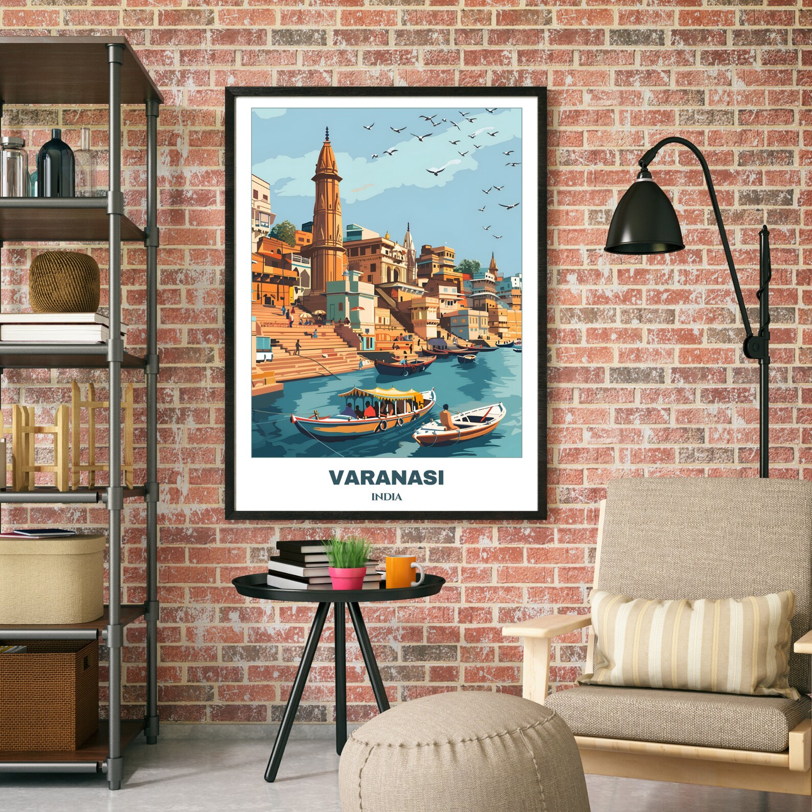 Varanasi Travel Printable Poster - India Travel Poster -varanasi ...