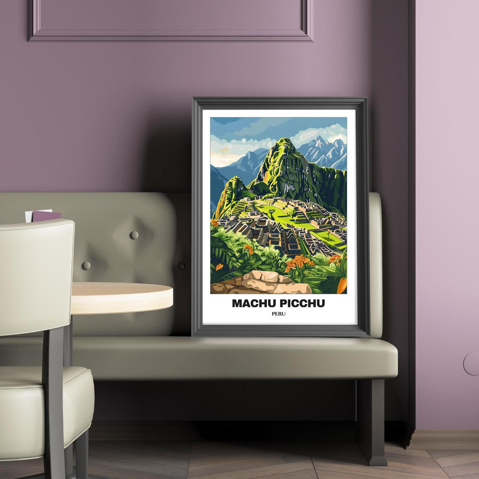 Machu Picchu Travel Printable Poster - Peru Travel Poster -citycape ...