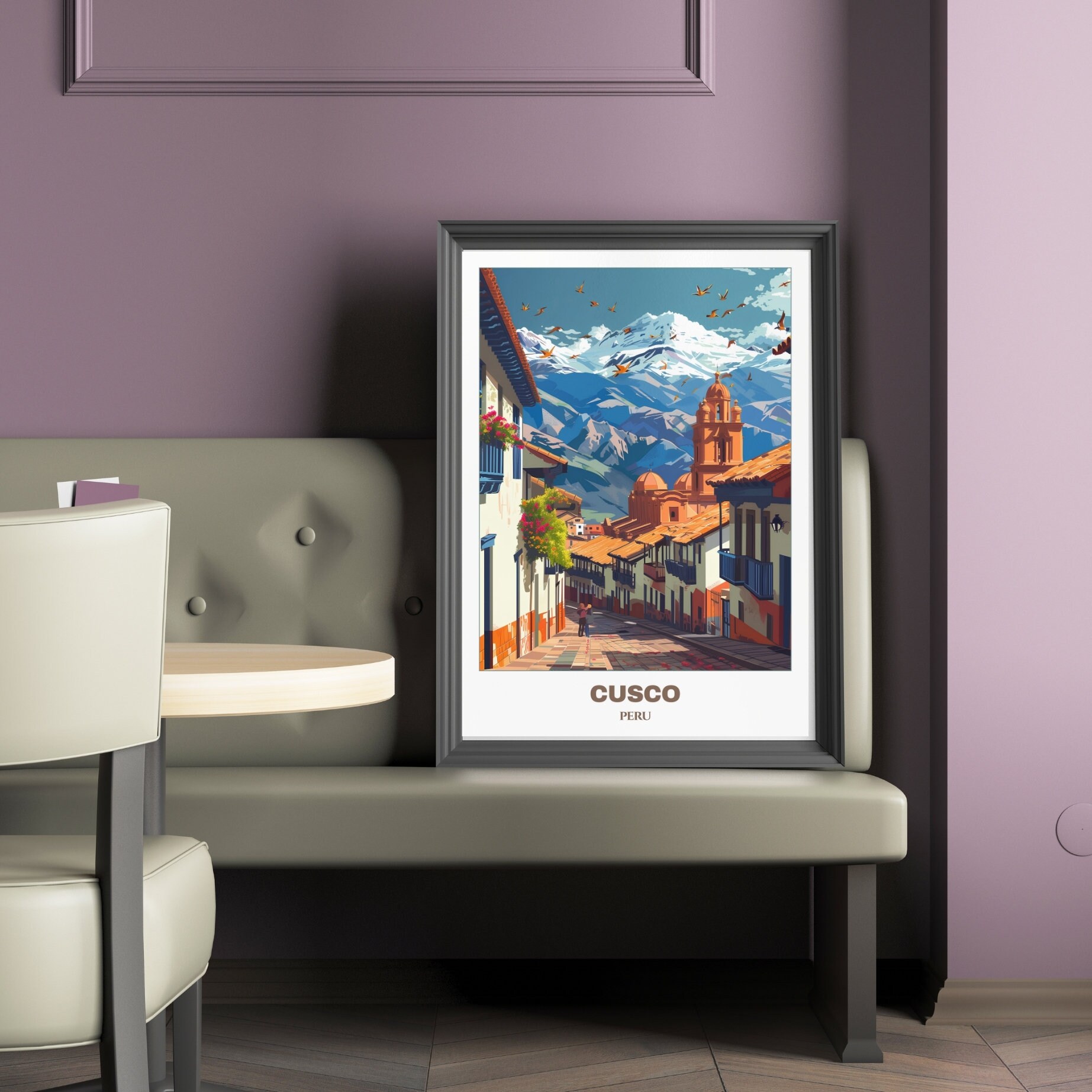 Cusco Travel Printable Poster -peru Travel Poster -cusco Painting ...