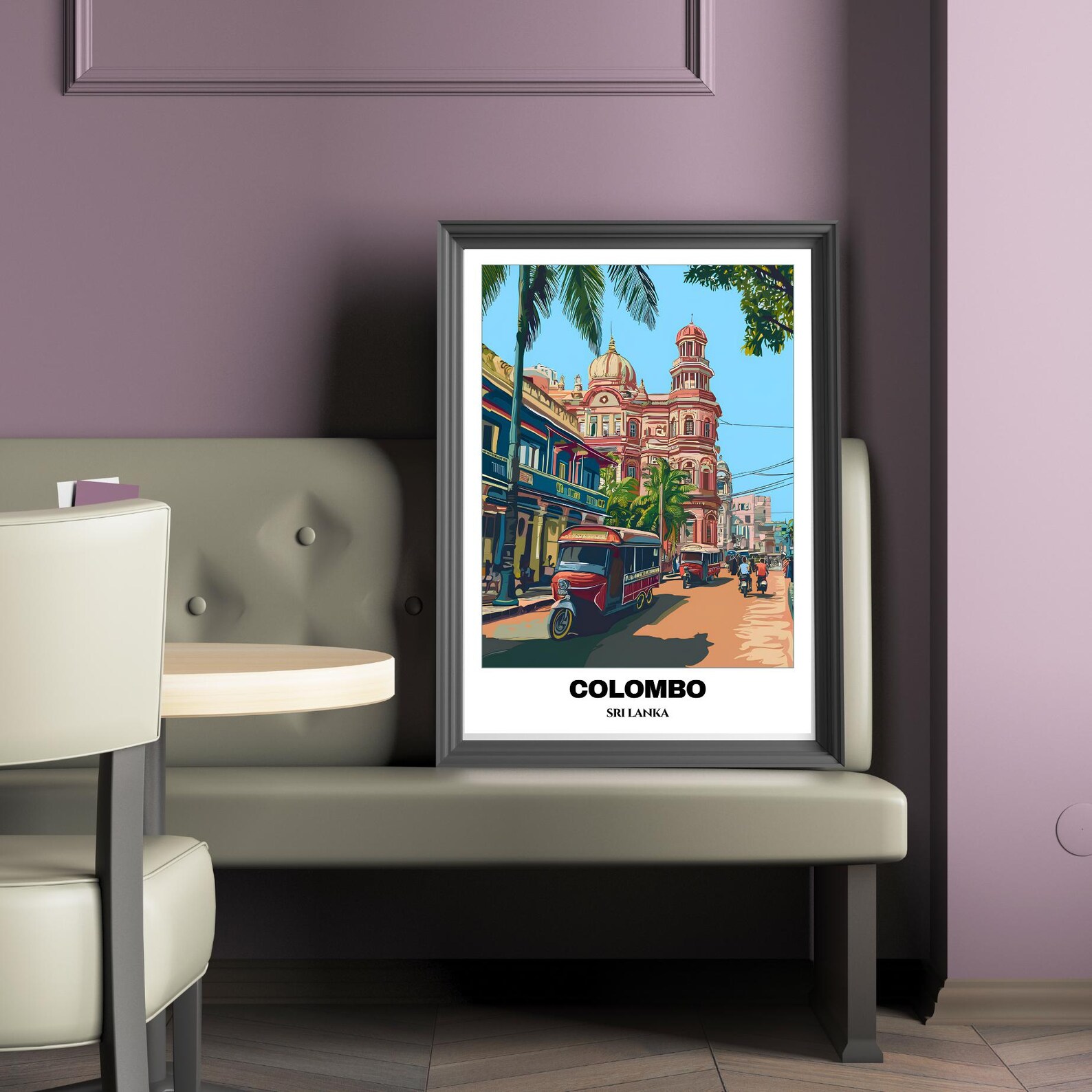 Colombo Travel Printable Poster - Sri Lanka Travel Poster - Cityscape ...