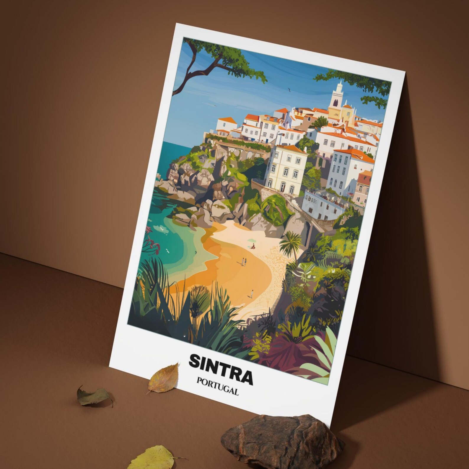 Sintra Travel Printable Poster - Portugal Travel Poster - Cityscape ...